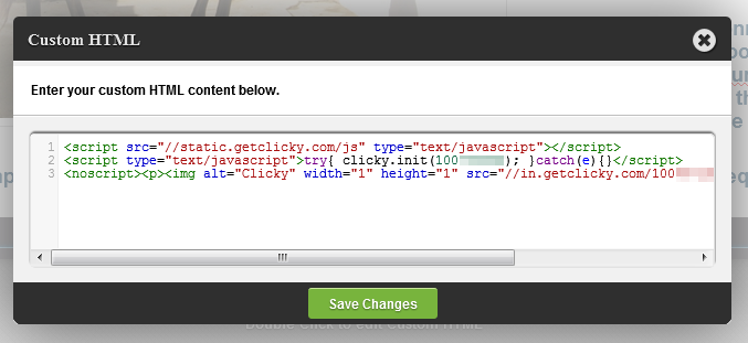 Help » Apps & Plugins | Clicky Website Analytics